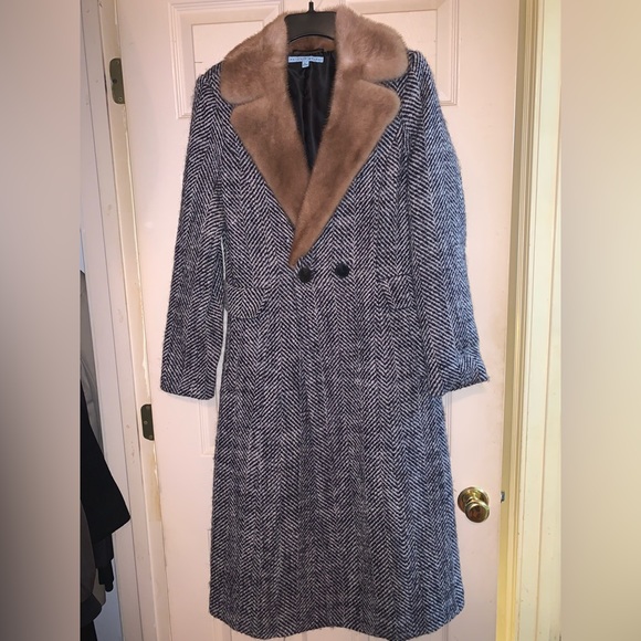 ANTONIO MELANI | Jackets & Coats | Antonio Melani Coat With Mink Fur ...